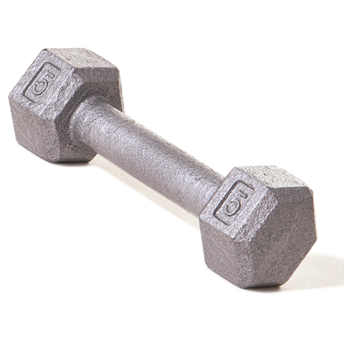 Hex Dumbbell w Straight Handle 20 lb BSN SPORTS